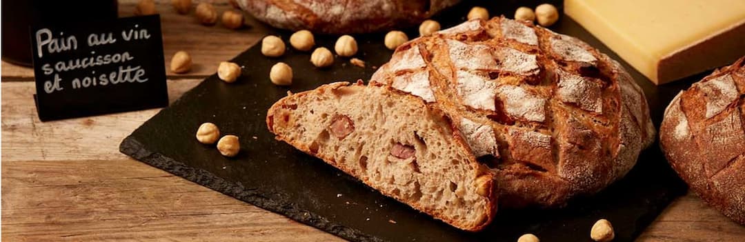 Le pain au vin, saucisson et noisette | Grands Moulins de Paris ...